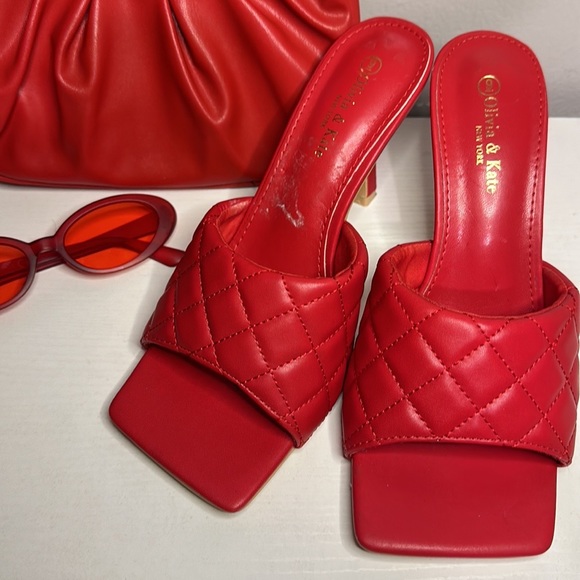 Shoes | Red Hot Mules | Poshmark
